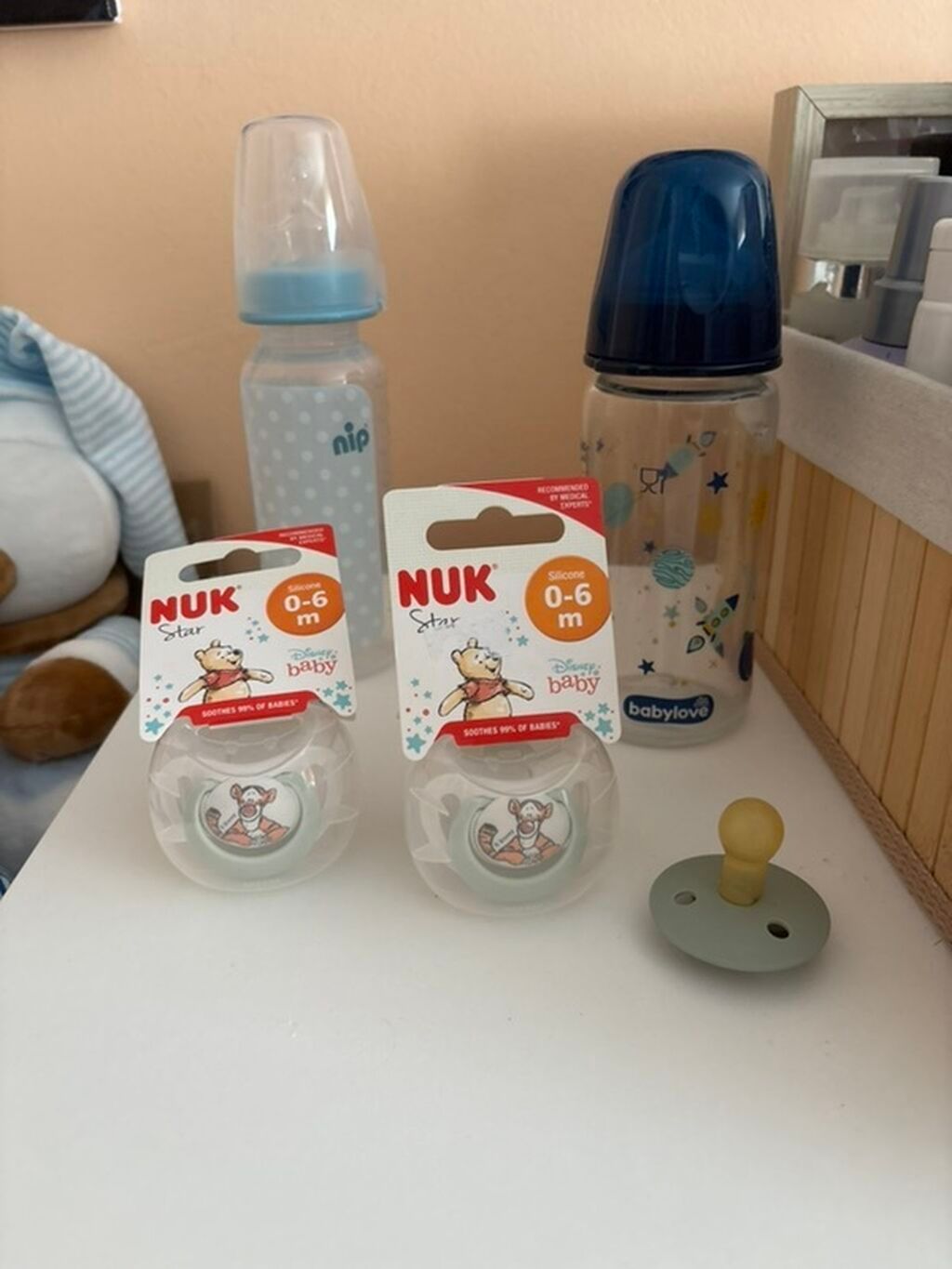 Set za bebe: + cucla varalice + flašice Flašice babylove i nuk po