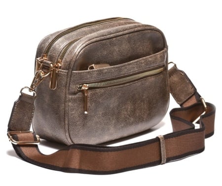 Ženska crossbody torbica T012535 braon