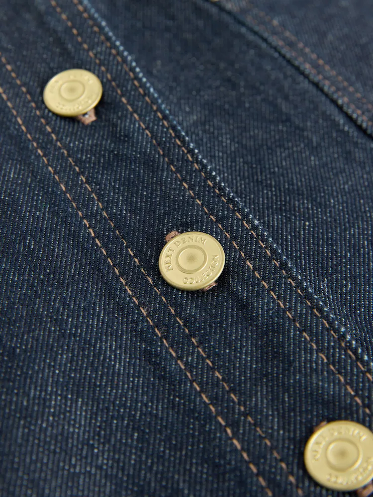Indigo Plavo - Denim Patch Pocket mini suknja