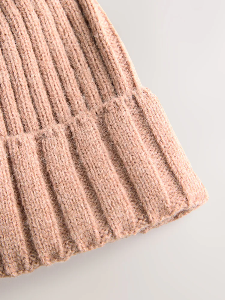 Rozo - Rib Knit Pom Hat