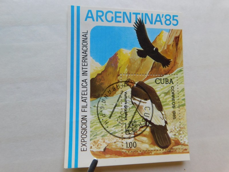 CORREOS DE CUBA 1985 BLOK