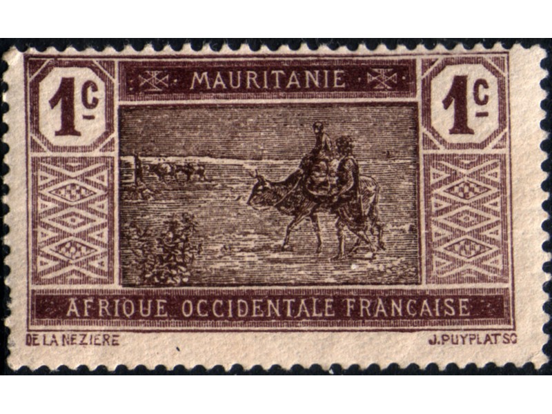 kt679q 1913-7 Mauritanie Mi17 * 1od17