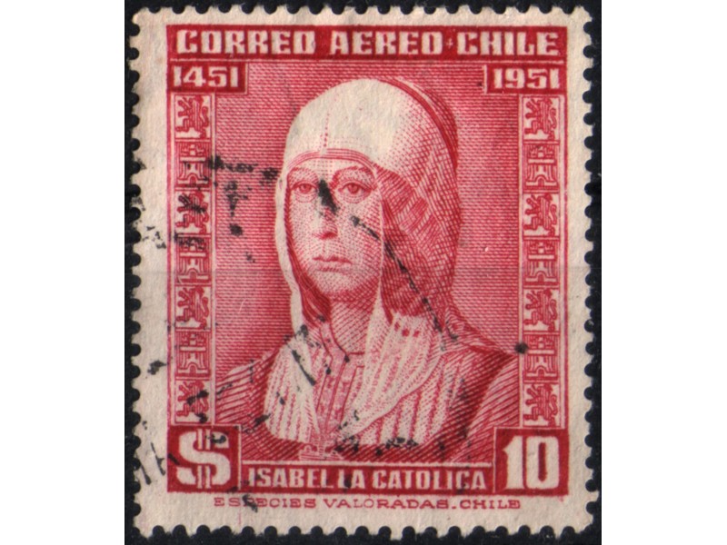 kt672h 20.mar1952 Chile Mi461(-o-)1od2