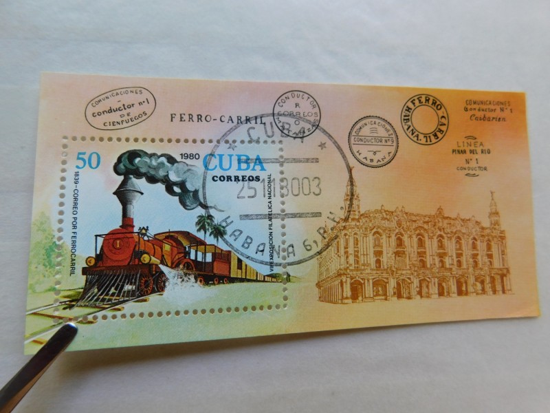 CORREOS DE CUBA 1980 BLOK