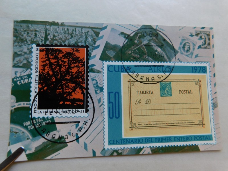 CORREOS DE CUBA 1978 BLOK