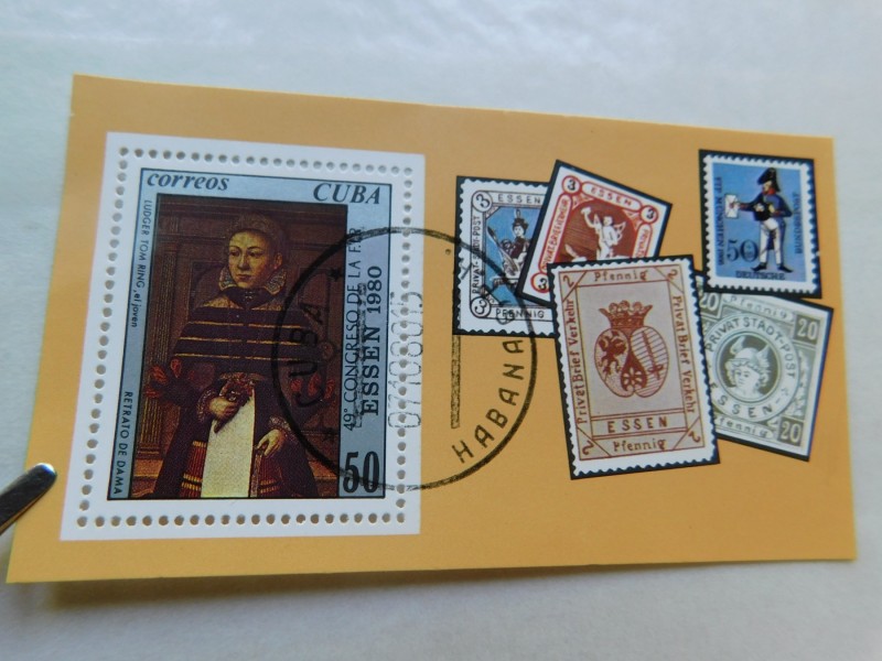 CORREOS DE CUBA 1980 BLOK
