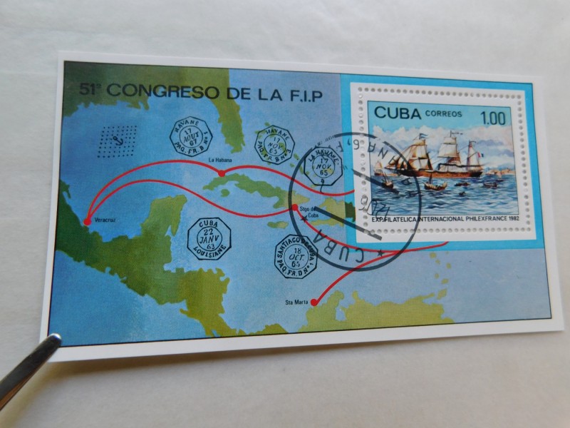 CORREOS DE CUBA 1982 BLOK