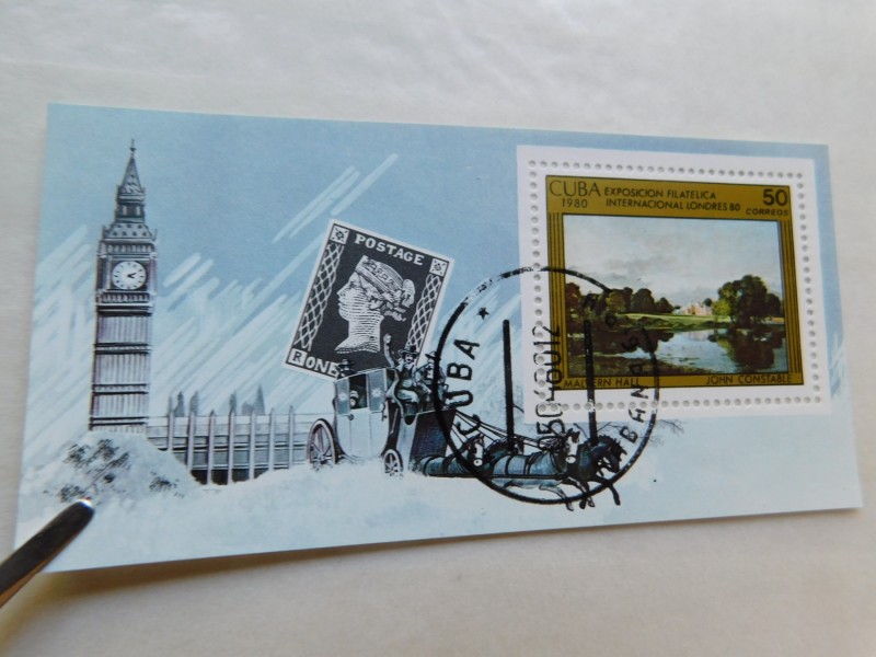 CORREOS DE CUBA 1980 BLOK