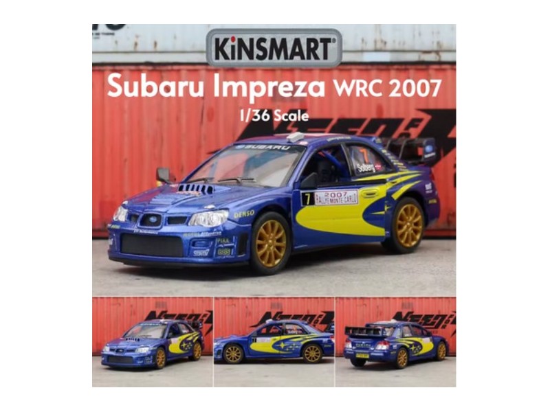 1:36 Kinsmart Subaru Impreza WRC 2007, Solberg #7