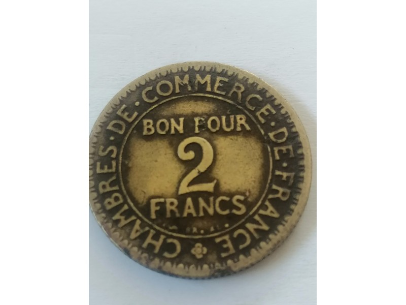 2 FRANKA 1922.FRANCUSKA