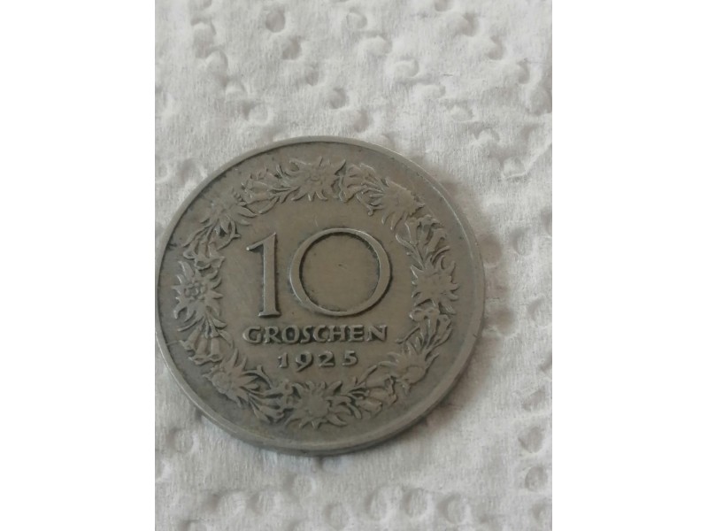 10 GROŠA 1925. AUSTRIJA