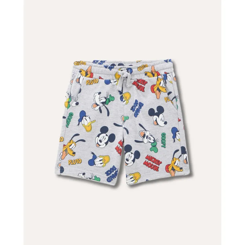 BLUKIDS SORTS MEDIUM GREY MELANGE