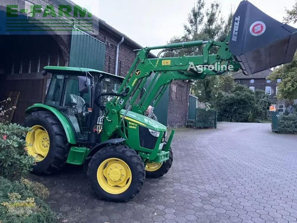 John Deere 5067e inkl. h240 frontlader *kundenauftrag* traktor točkaš