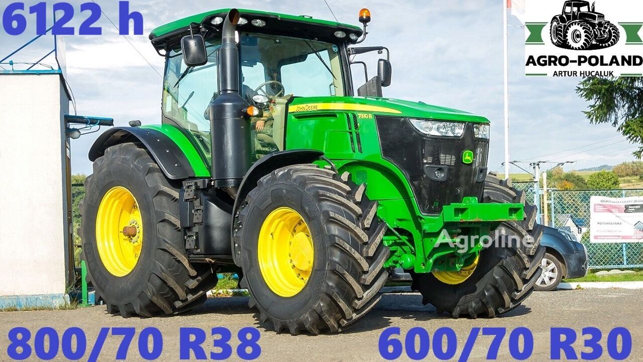 John Deere 7310 R - TLS - 50 km/h - 2014 - 6126 h traktor točkaš