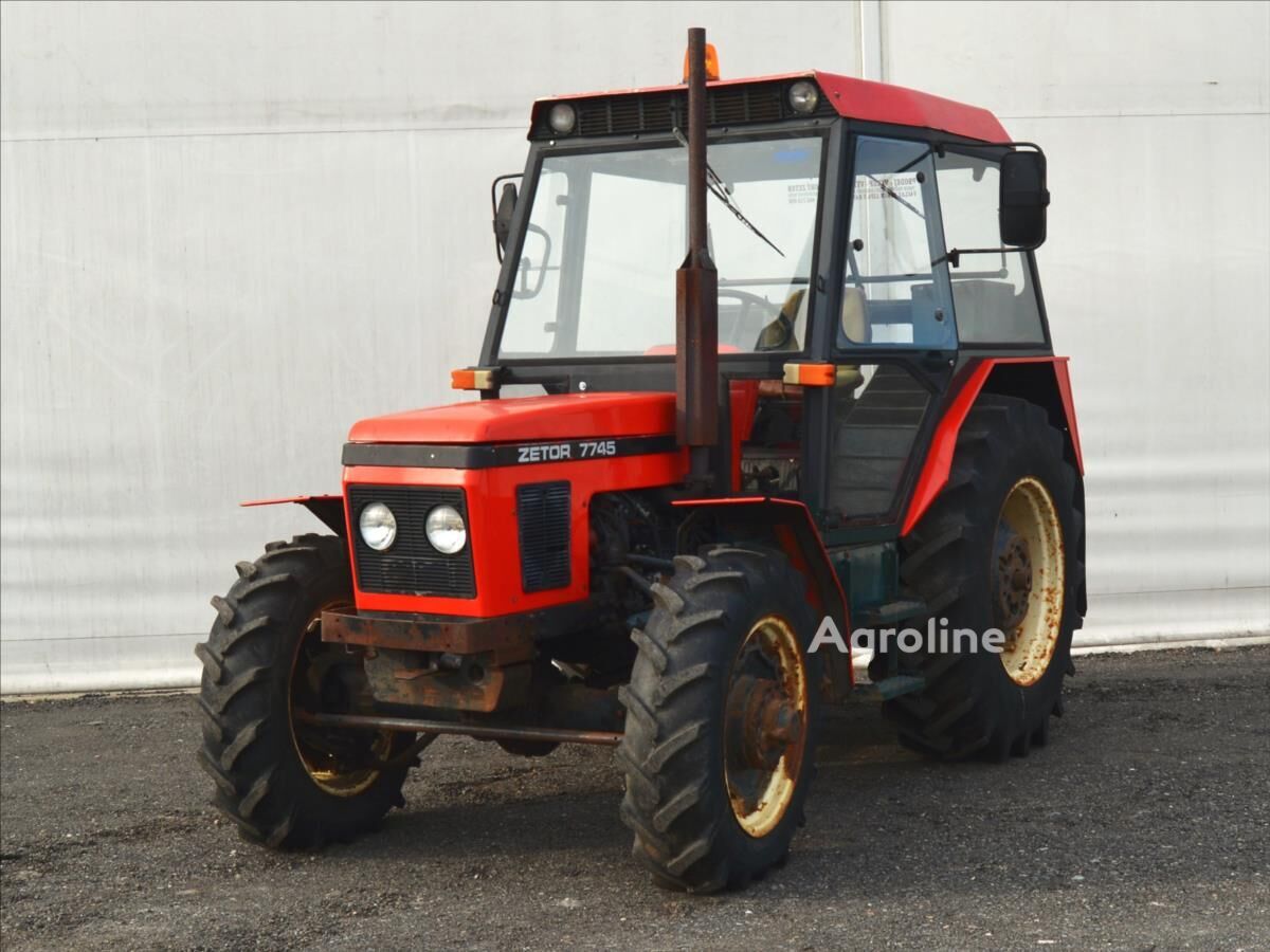 Zetor 7745 4x4 pluh, štěpkovač traktor točkaš