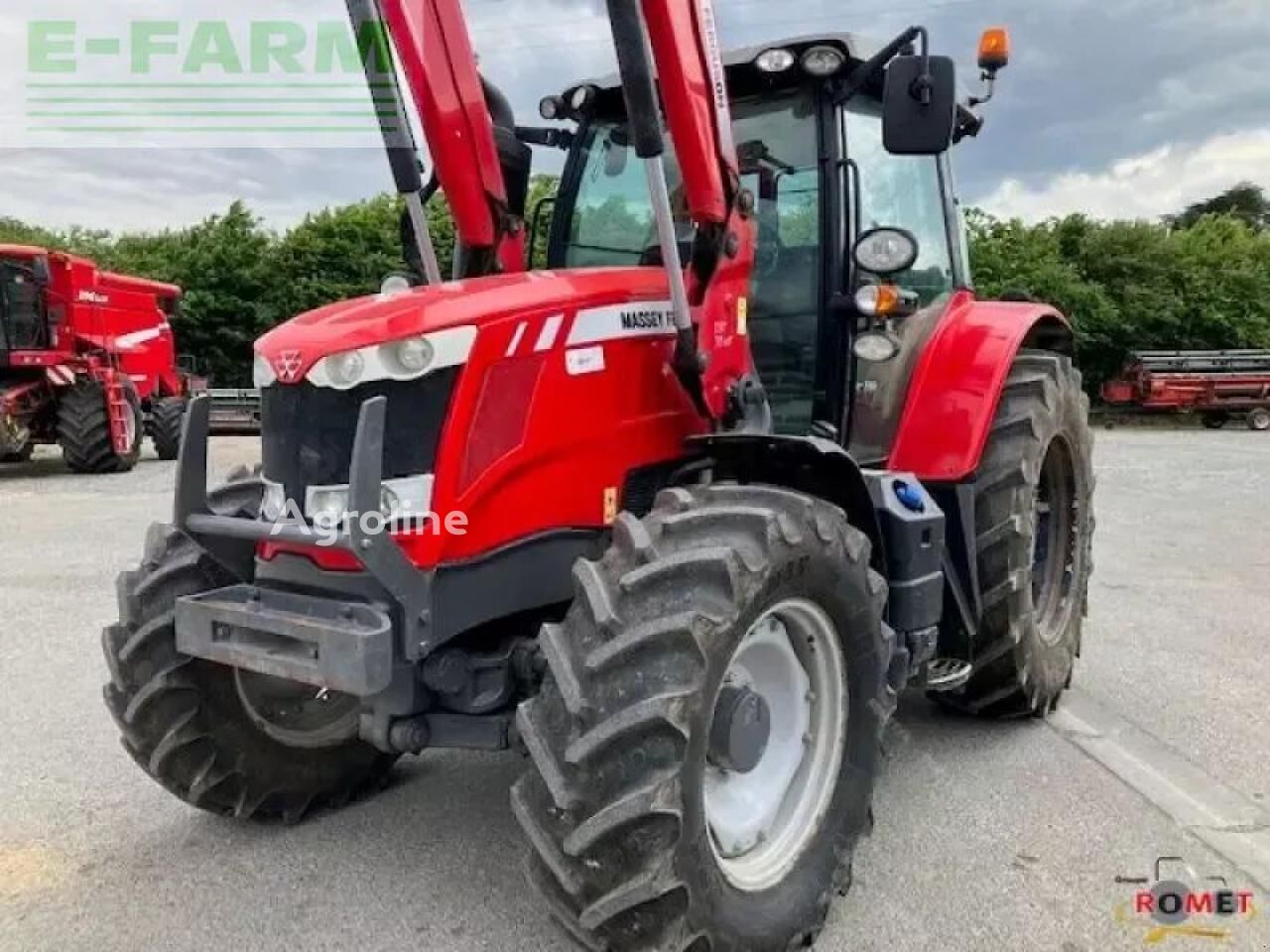 Massey Ferguson 6713 s d6 ef traktor točkaš