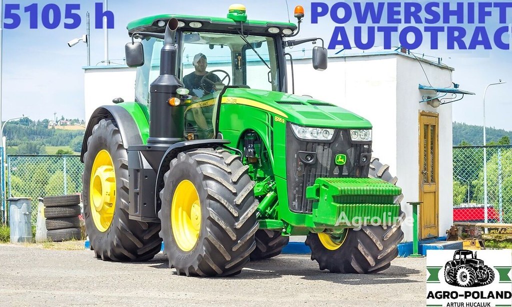 John Deere 8295 R - 5105 h - POWERSHIFT - AUTOTRAC - 2016 ROK - ORYGINALNE traktor točkaš