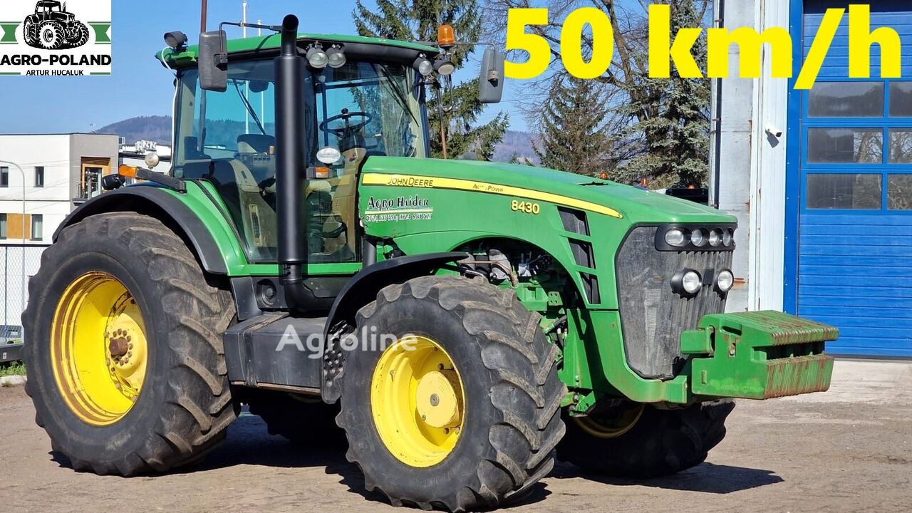 John Deere 8430 - 2008 ROK - 50 km/h - 11.206 h traktor točkaš