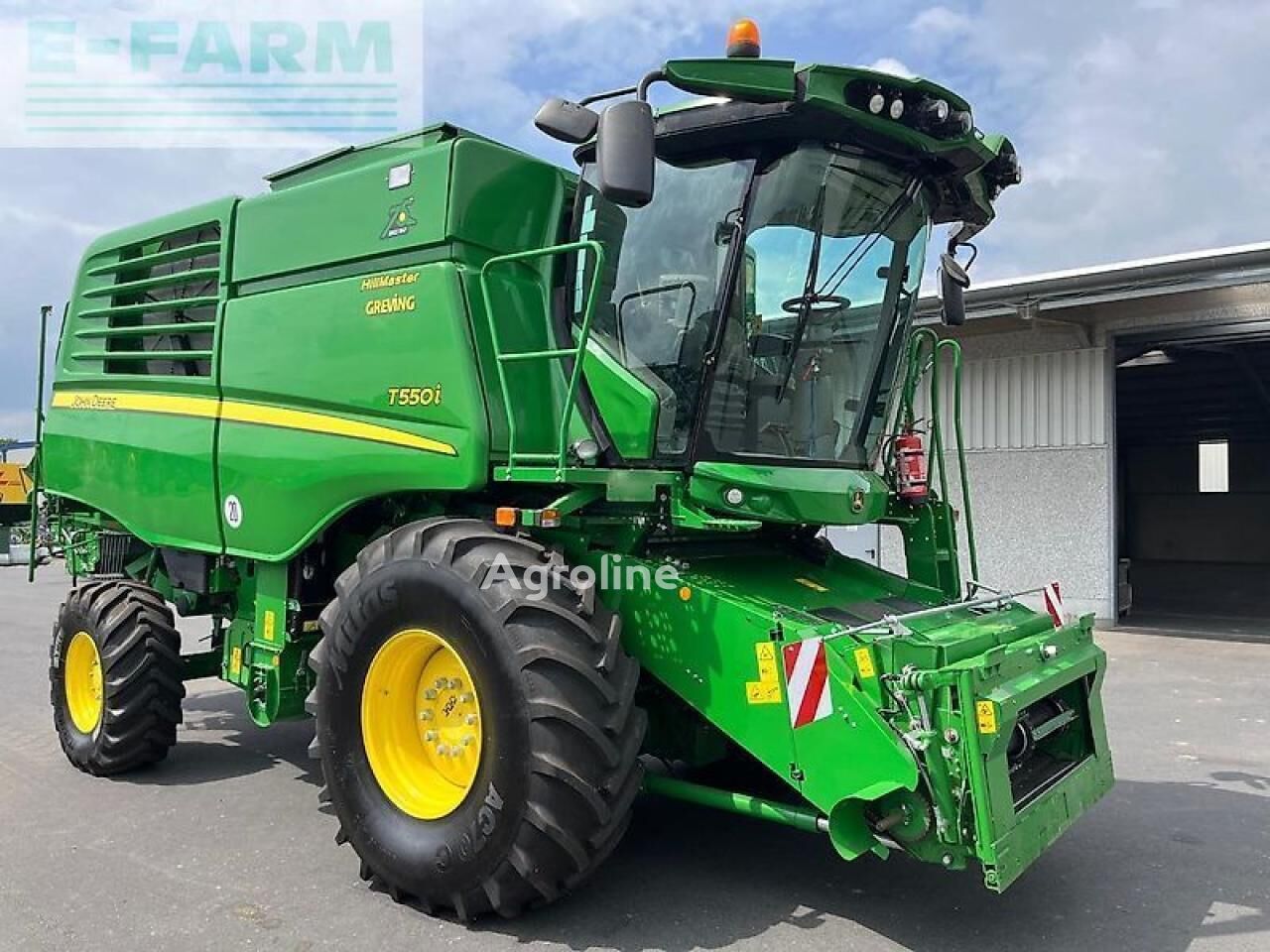 John Deere t550i hm prodrive 30km/h inkl. john deere 722x kombajn za žito