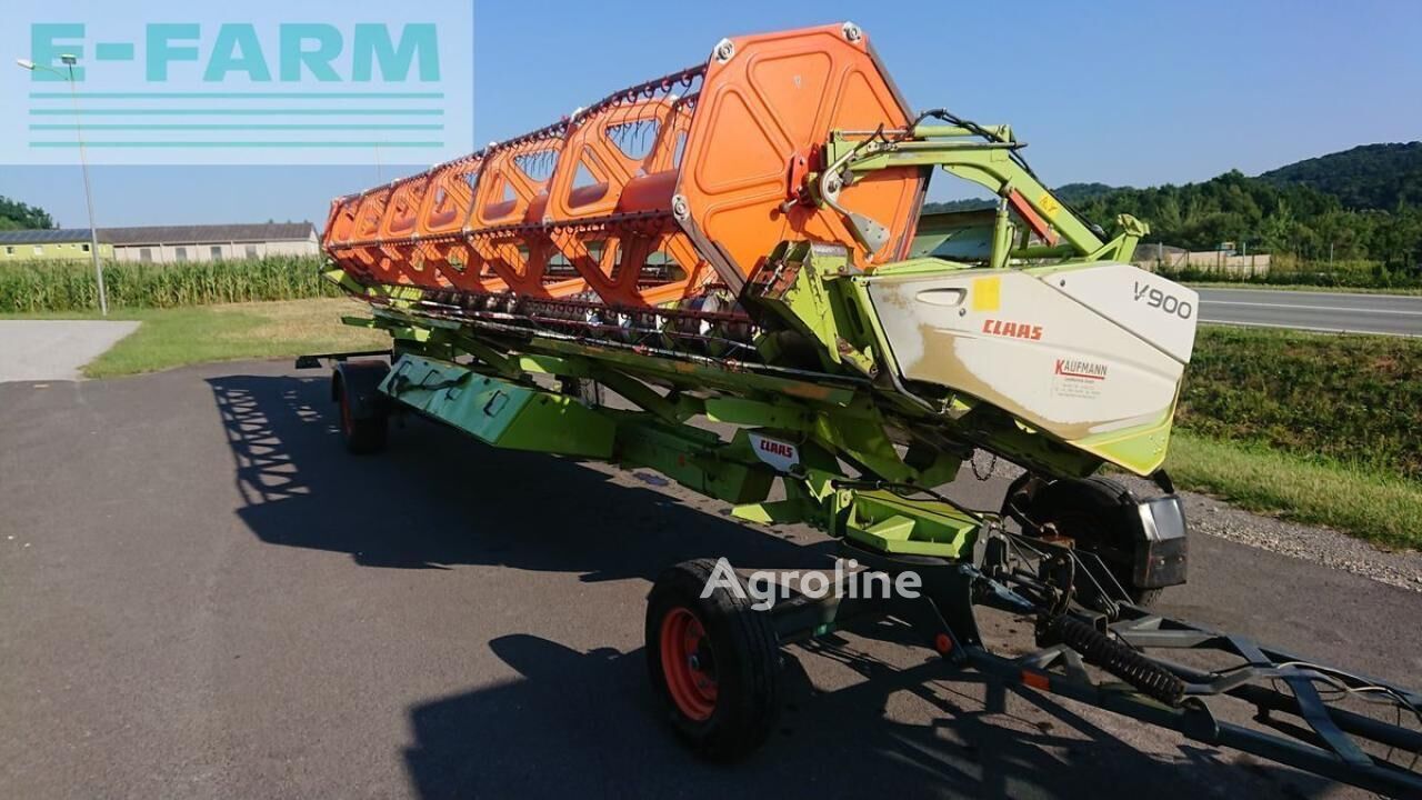 Claas v900 vario inkl. raps und transportwagen adapter za žito
