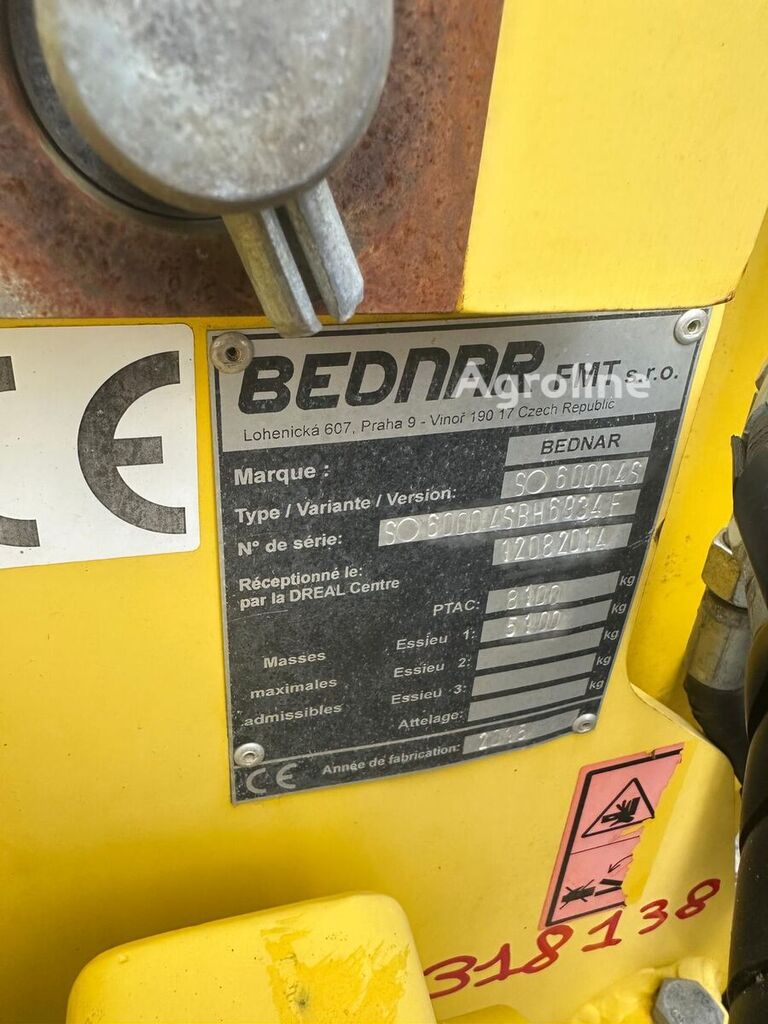 Bednar 60004s kultivator za strništa