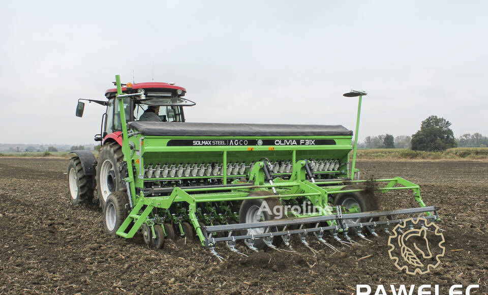Nova Solmax Steel Siewnik talerzowy zbożowy, Olivia F31X SOLMAX 4m półzawieszany mehanička sejalica