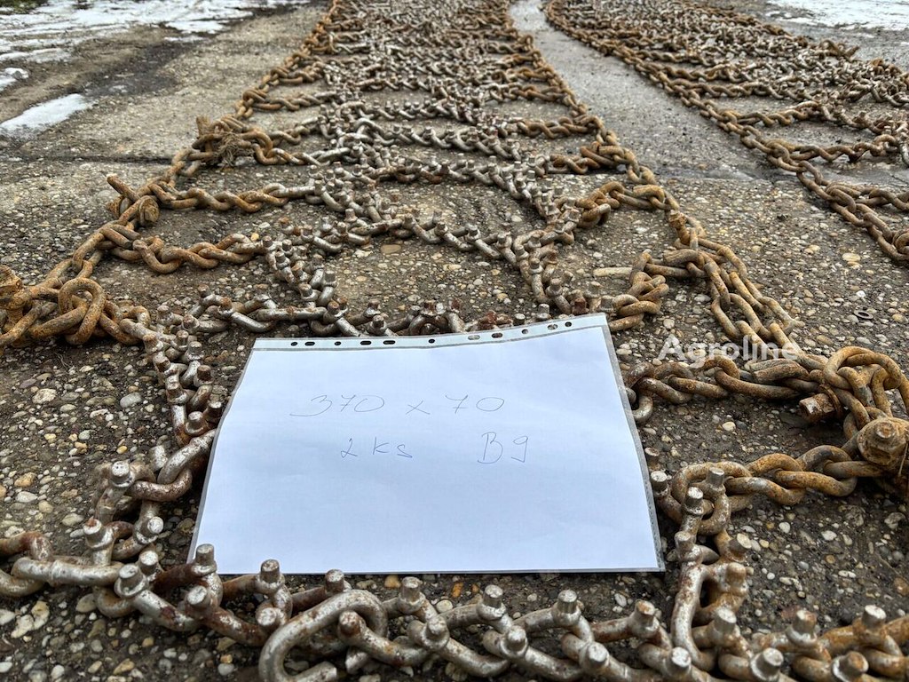 370x70 2 ks hrúbka 11 mm lanac za gume