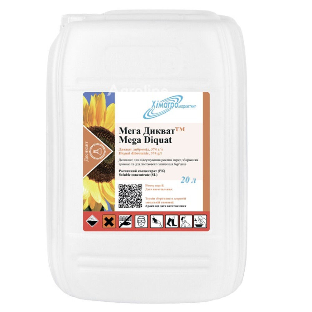 Desikant-herbitsid Mega Dikuat, dikvat dibromid, 374 g/l
