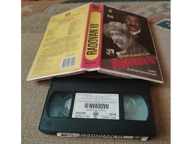 Radovan III-VHS-originalno izdanje-Zoran Radmilovic
