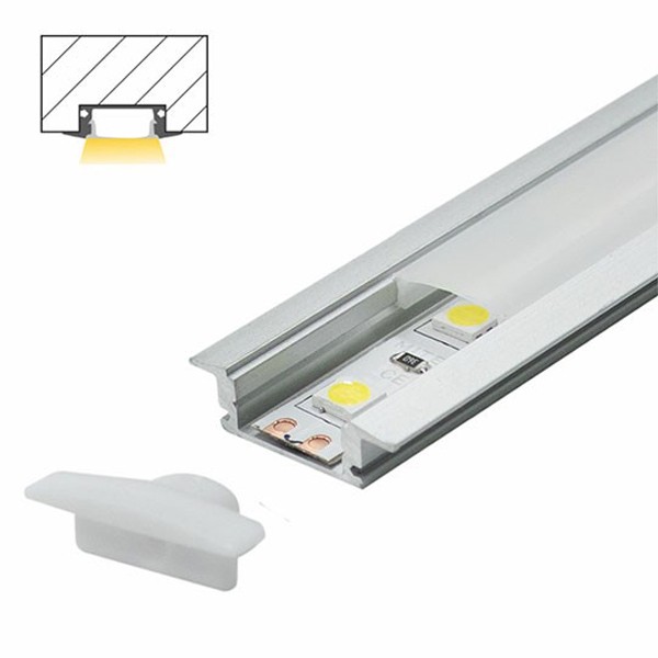 AL PROFIL M508 UGRADNI SIVI 2000x24,7x17,4x7mm