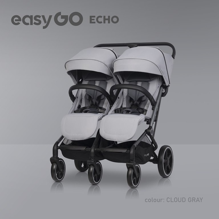 Eurocart easy go echo cloudy grey kolica za blizance W/EA/ECHO/CGID: EK000710614