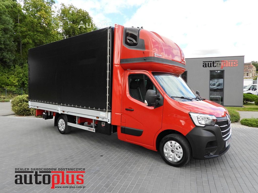 Renault MASTER PLANDEKA 10 PALET WEBASTO TEMPOMAT LEDY KLIMATYZACJA 165 kamion s ceradom < 3.5t