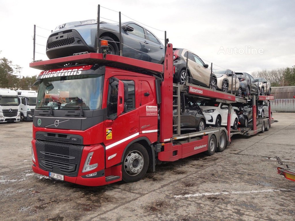 Volvo FM 460 6x2 Kassbohre Metago Pro / Intago tt, VDI autotransporter