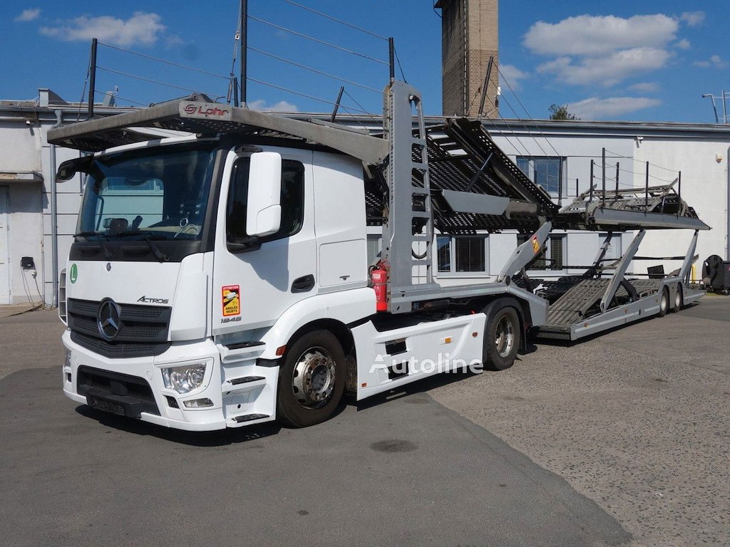 Mercedes-Benz Actros 1846 mit Euro Lohr, VDI Certificate autotransporter + prikolica autotransportera
