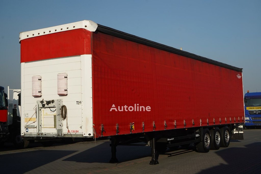 Schmitz Cargobull / FIRANKA / STANDARD / PLANDEKA ZBROJONA / SPROWADZONA poluprikolica sa kliznom ceradom