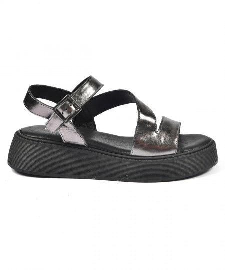 GRAZIA ŽENSKE KOŽNE SANDALE NA PLATFORMU 70117-5 SS25