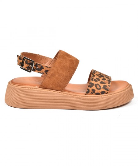 GRAZIA ŽENSKE KOŽNE SANDALE NA PLATFORMU 70117-14 SS25