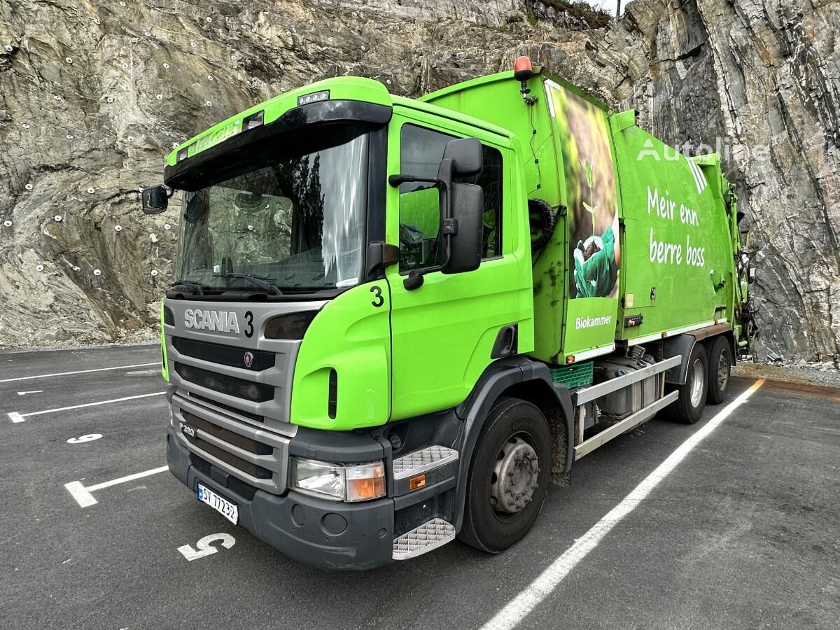 Prodaje se Scania P320 Komprimatorbil - 2 kammer Inkl. biokammer/MTM påbygg kamion za smeće na aukciji