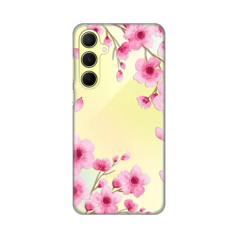 Maska Silikonska Print Skin za Samsung A556B Galaxy A55 5G Rose Flowers