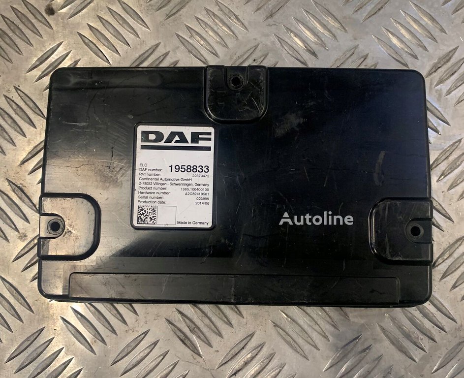 DAF STEROWNIK MODUŁ ŚWIATEŁ DAF XF 106 EURO 6 1958833 1958833 upravljačka jedinica za tegljača