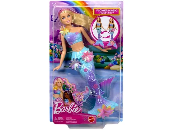 Barbie Magična cvetna sirena plava