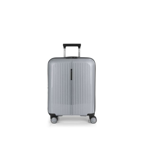 GABOL Kabinski kofer - proširivi 40x55x20/25cm 41.7/47.4L Brooklyn, srebrna