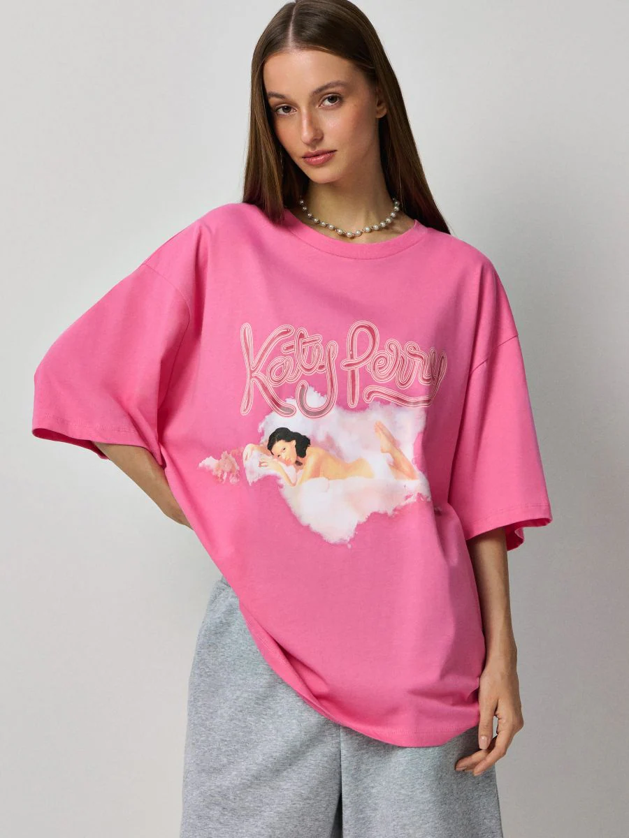 Oversize majica sa printom Katy Perry