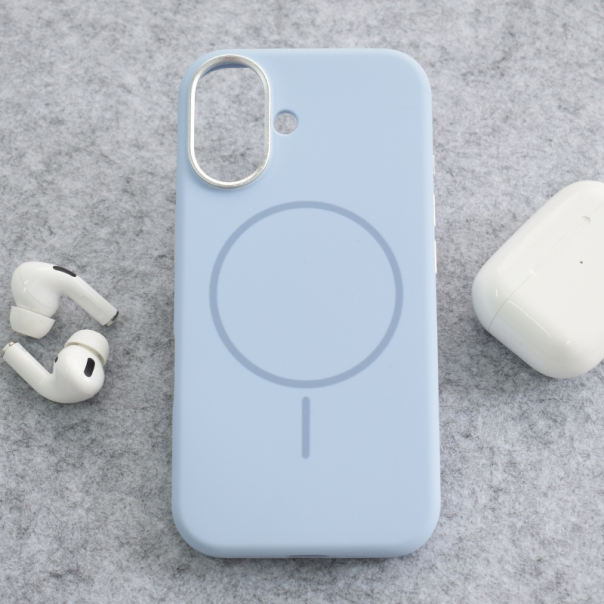 Maska za iPhone 16 sky blue Mag Case Nanobit Pure
