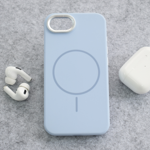 Maska za iPhone 16e sky blue Mag Case Nanobit Pure