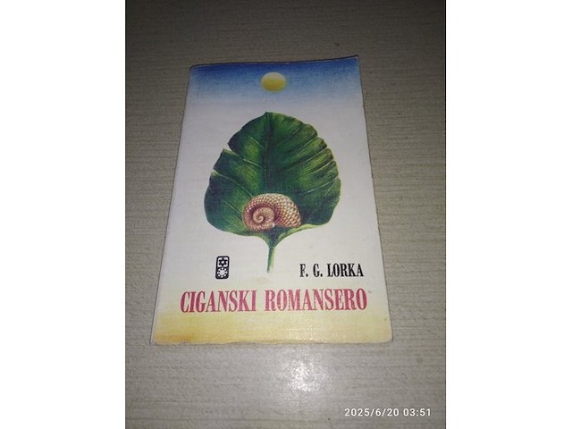 Ciganski romansero - Federiko Garsija Lorka