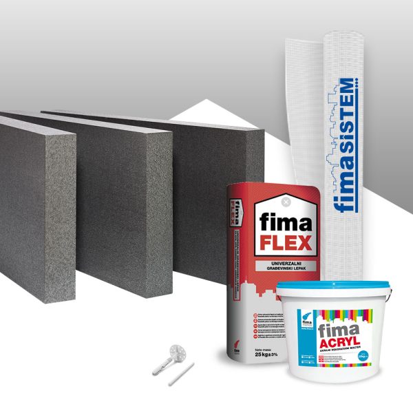 Komplet fasada – neopor i lepak FIMA FLEX