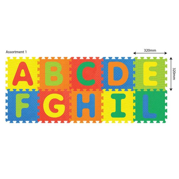 SUN TA Podne puzzle - Alfabet 10 komada 320X320X100