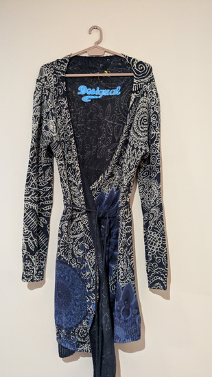 Kardigan teget šareni, Desigual, M/L