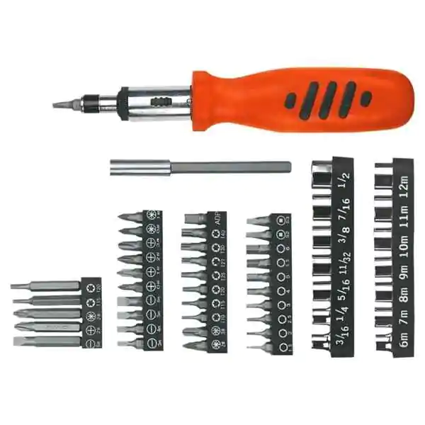Odvijač sa nastavcima – 52kom TOP TOOLS 39D357